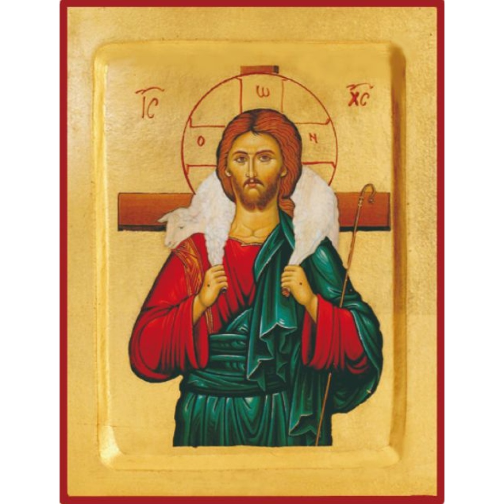 Ikon, Den gode hyrde 14x18cm – St. Olav forlag og bokhandel