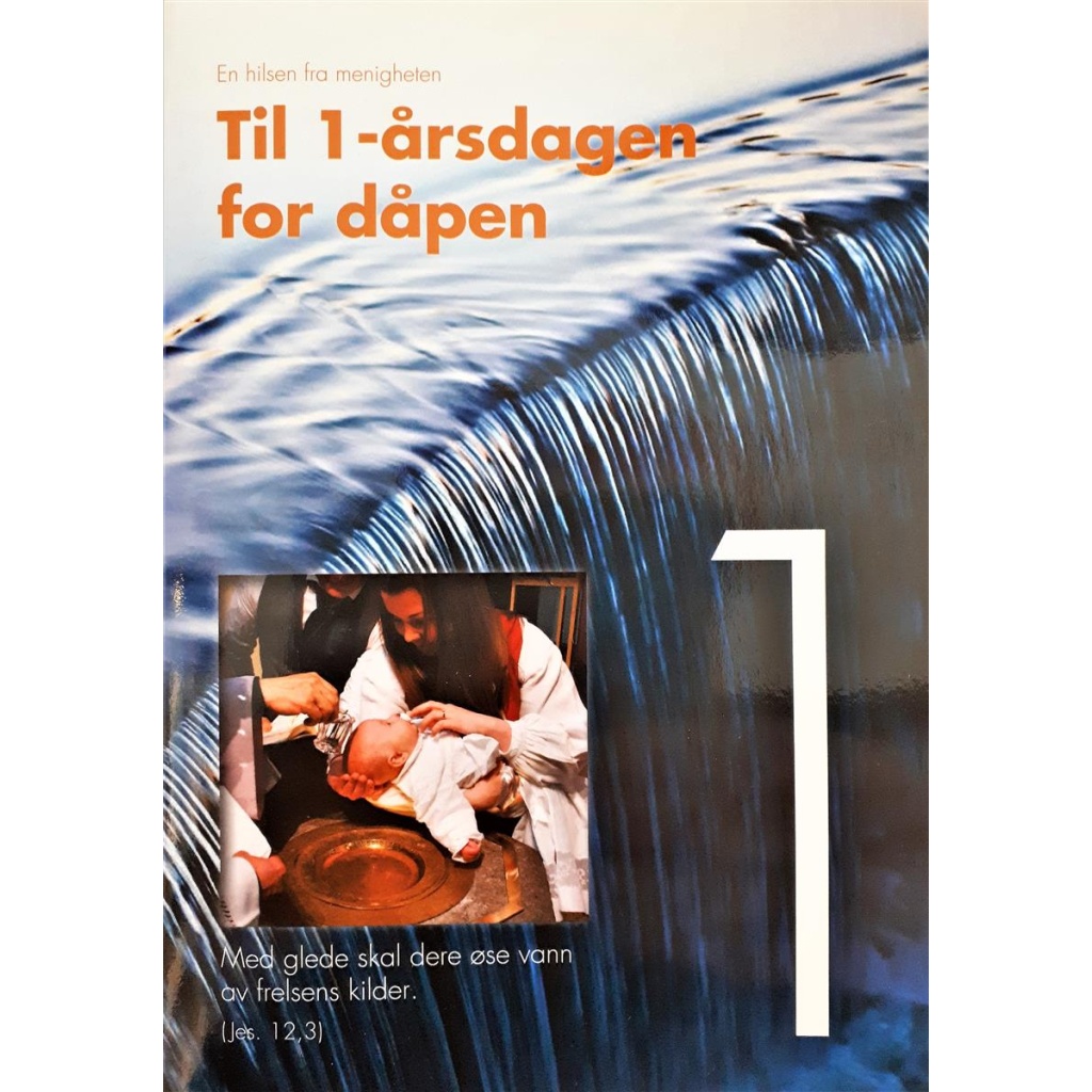Til 1-årsdagen for dåpen – St. Olav forlag og bokhandel